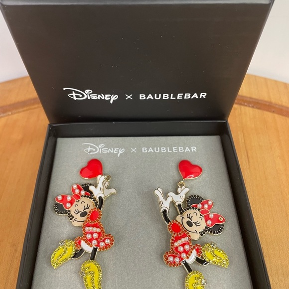 BaubleBar | Jewelry | Baublebar Disney X Nib Cute Minnie Mouse Dangle ...
